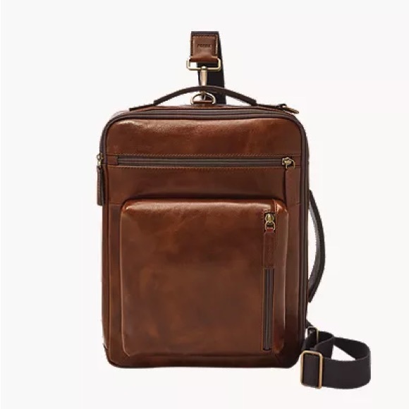 Fossil | Bags | Fossil Buckner Leather Commuter Bag | Poshmark